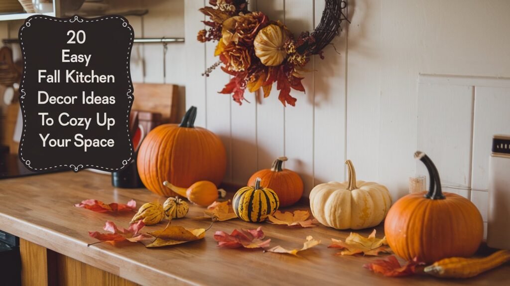 20 Easy Fall Kitchen Decor Ideas To Cozy Up Your Space
