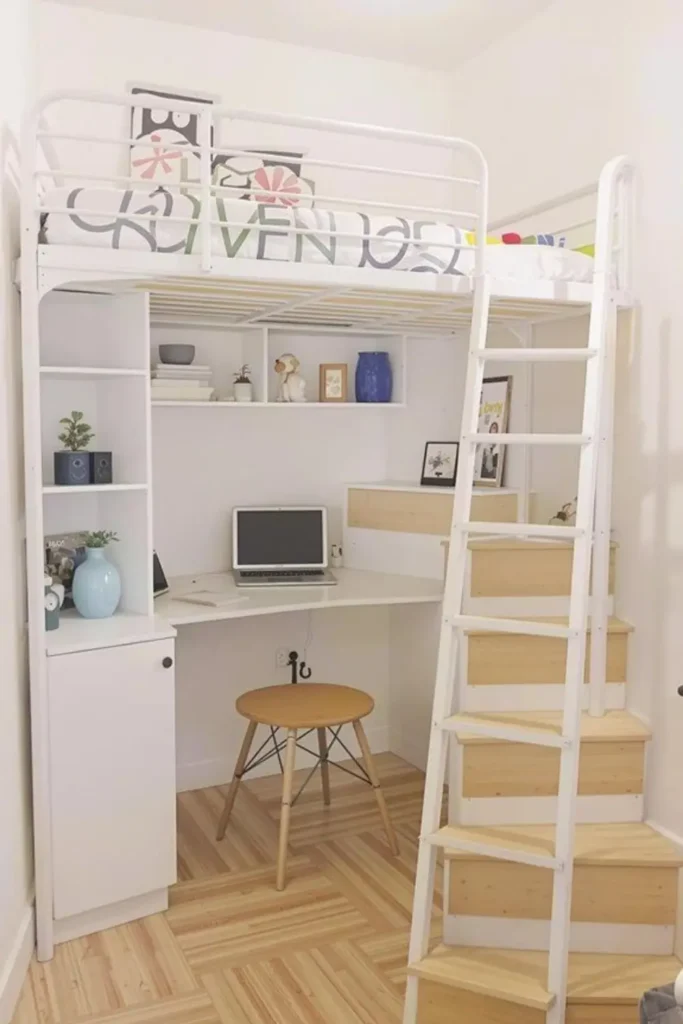 Double Your Space: 20 Loft Bed Ideas For Small Rooms