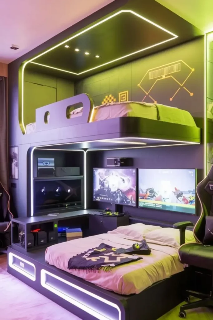 Double Your Space: 20 Loft Bed Ideas For Small Rooms