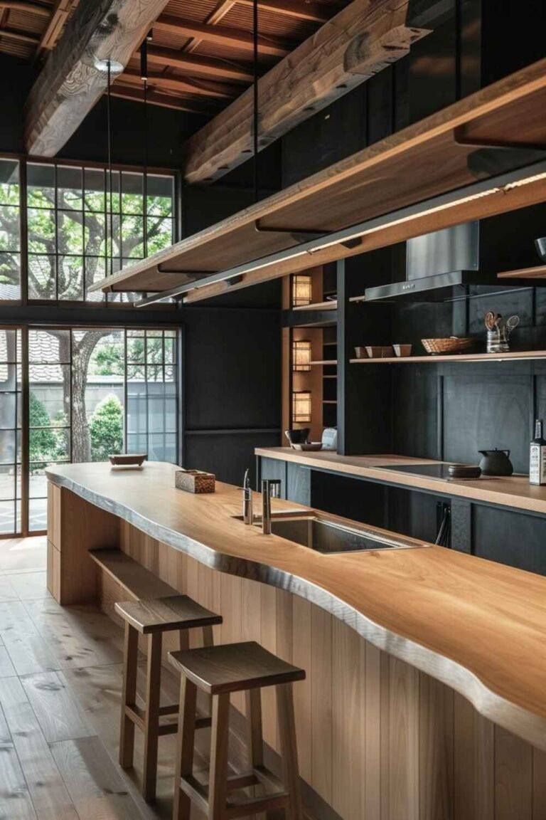 20 Kitchen Ideas With Wooden Countertops To Make Kitchen Stand Out