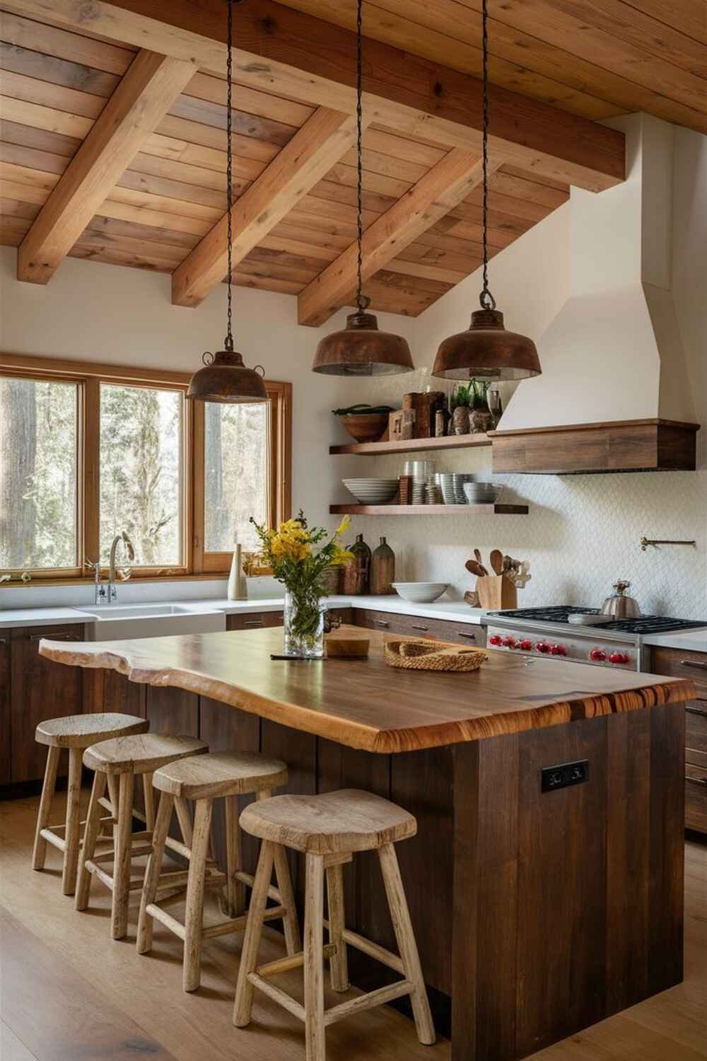 20 Kitchen Ideas With Wooden Countertops To Make Kitchen Stand Out