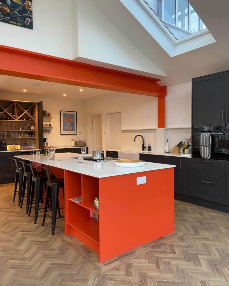 25 Vibrant Orange Kitchen Ideas To Brighten Up Your Cooking Space ...