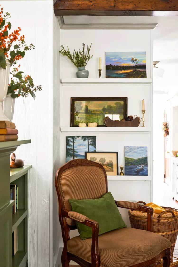 Stunning Gallery Wall Ideas With Shelves To Elevate Your Home Decor ...
