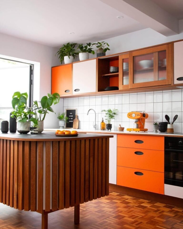 25 Vibrant Orange Kitchen Ideas To Brighten Up Your Cooking Space ...