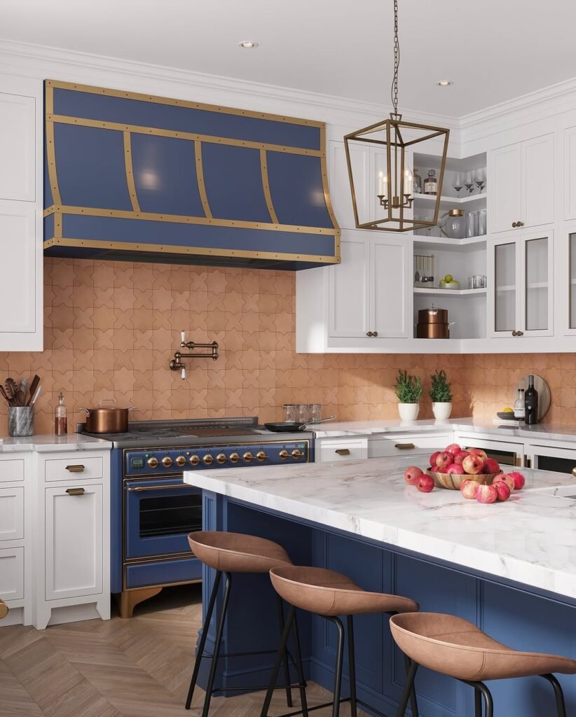 18 Bold Blue Kitchen Backsplash Ideas To Freshen Up Your Cooking Space ...