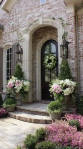 11+ Front Door Spring Decor Ideas That Create Stunning Seasonal Curb ...
